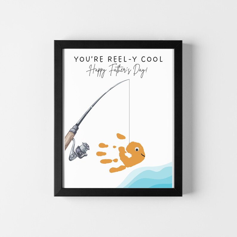 Fathers Day Handprint Fish Craft Grandpa Fathers Day Printable Dad ...
