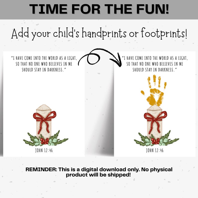 Christian Christmas Handprint Craft Printable Christmas Craft Toddler ...