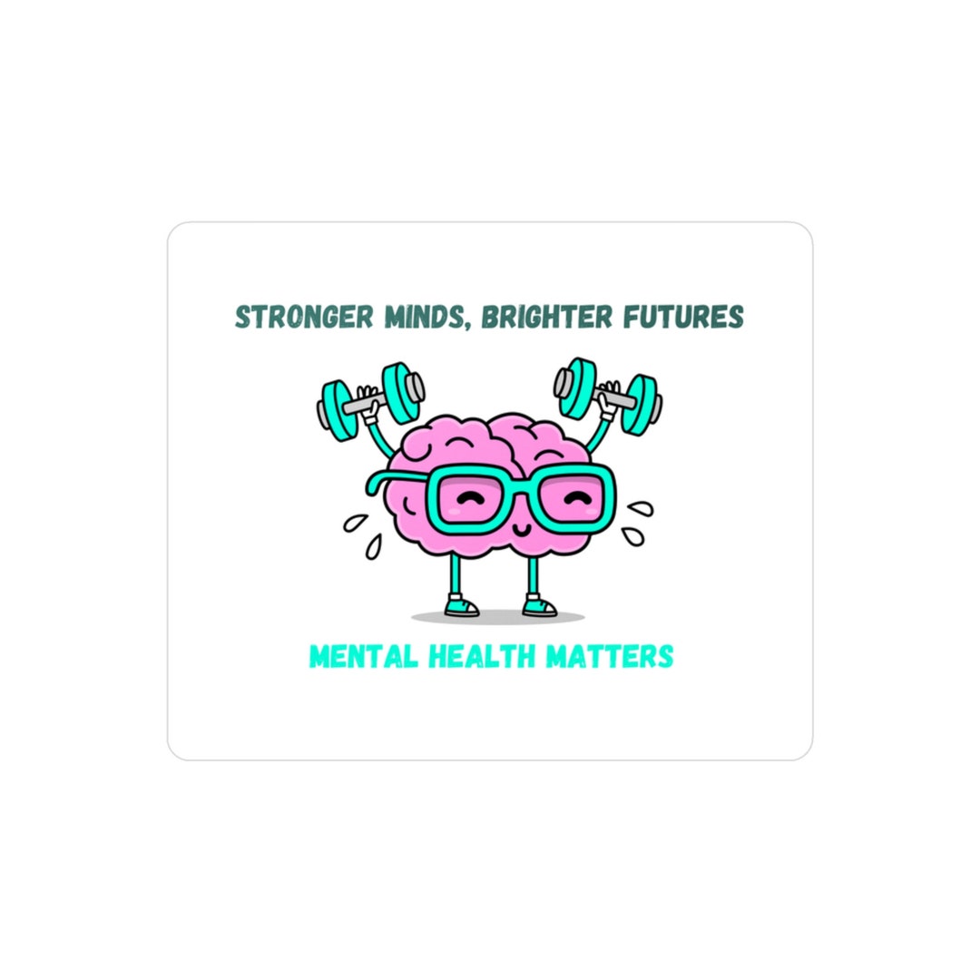 Mental Health Matters Brain Vinyl Decals - Etsy