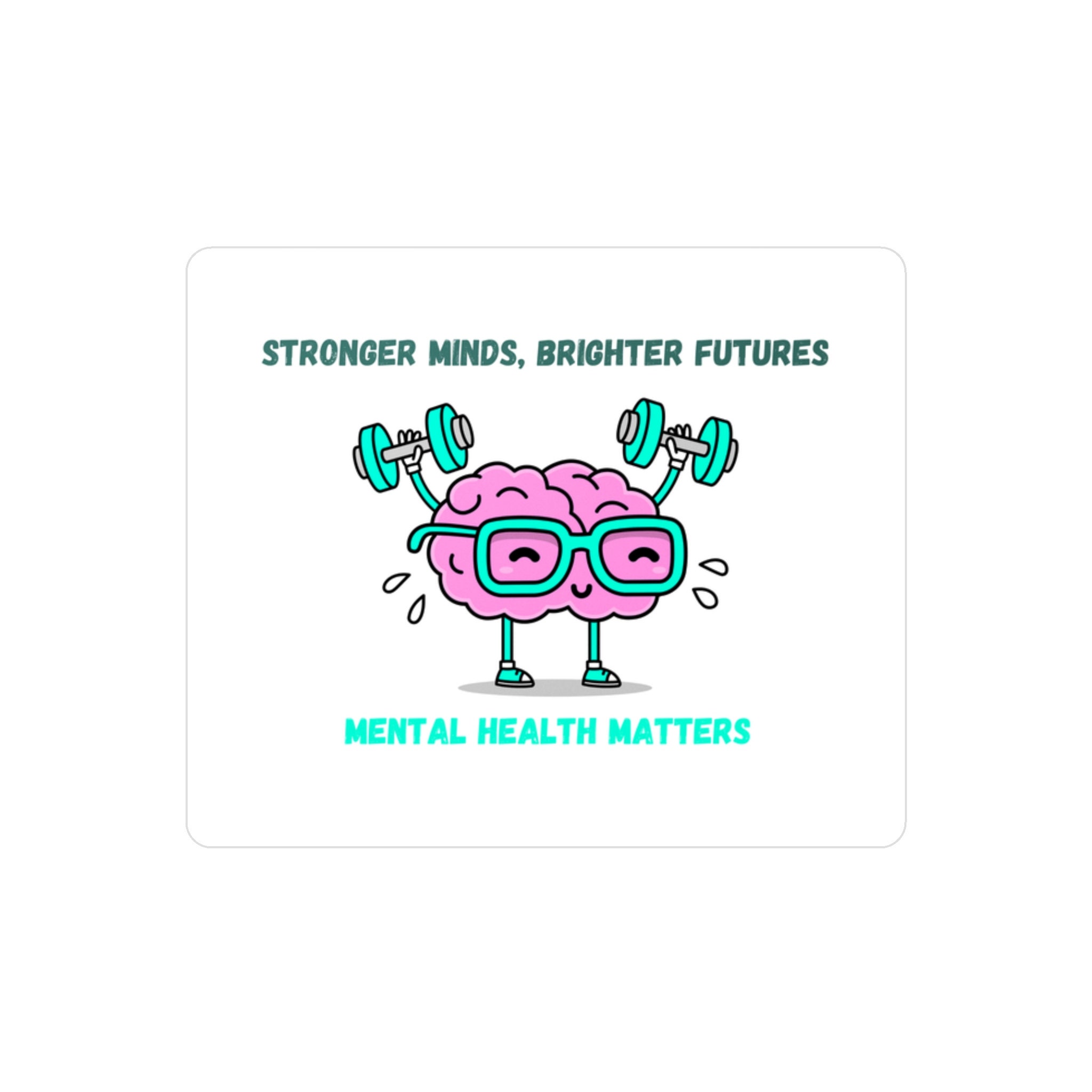 Mental Health Matters Brain Vinyl Decals - Etsy