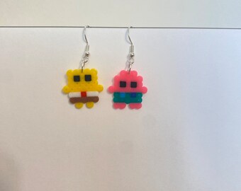 Adorable Mini Perler Bead Hama Bead Bubble Inspired Earrings - Etsy