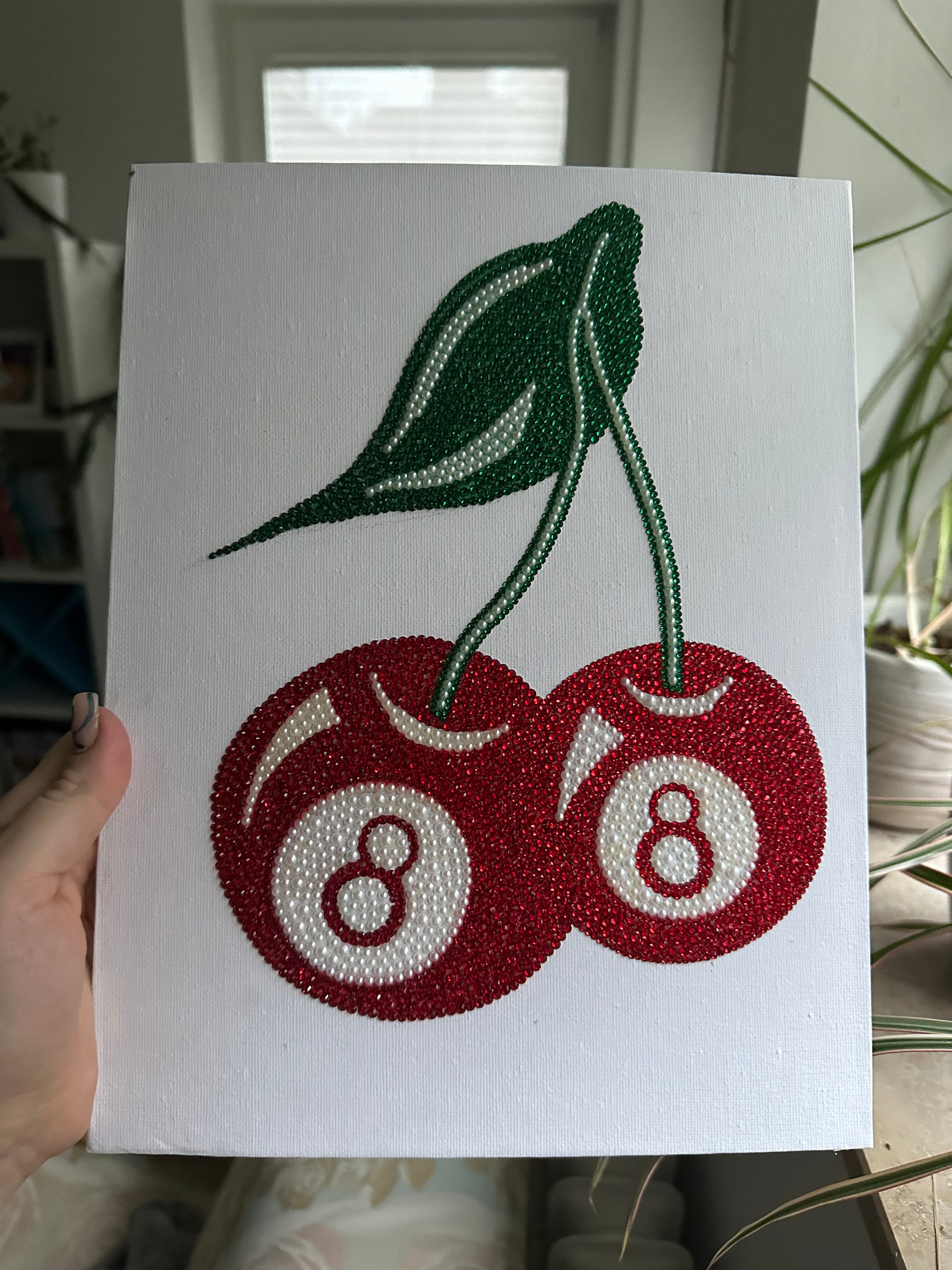 Cherry Bedazzled Painting - Etsy