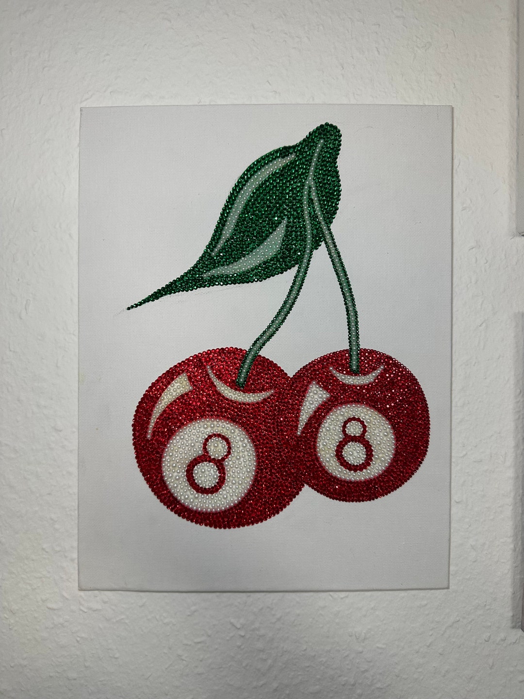 Cherry Bedazzled Painting - Etsy