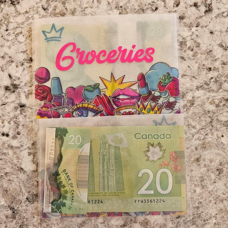 Graffiti GIRL Collection A7 Cash Envelopes. Bring Your Cash Wallet to a ...