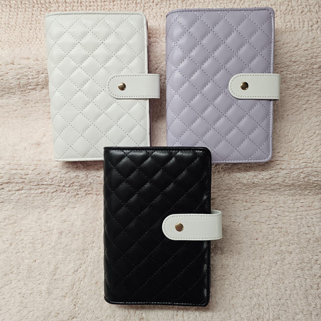 Quilted A6 Binder With Snap Closure - Etsy