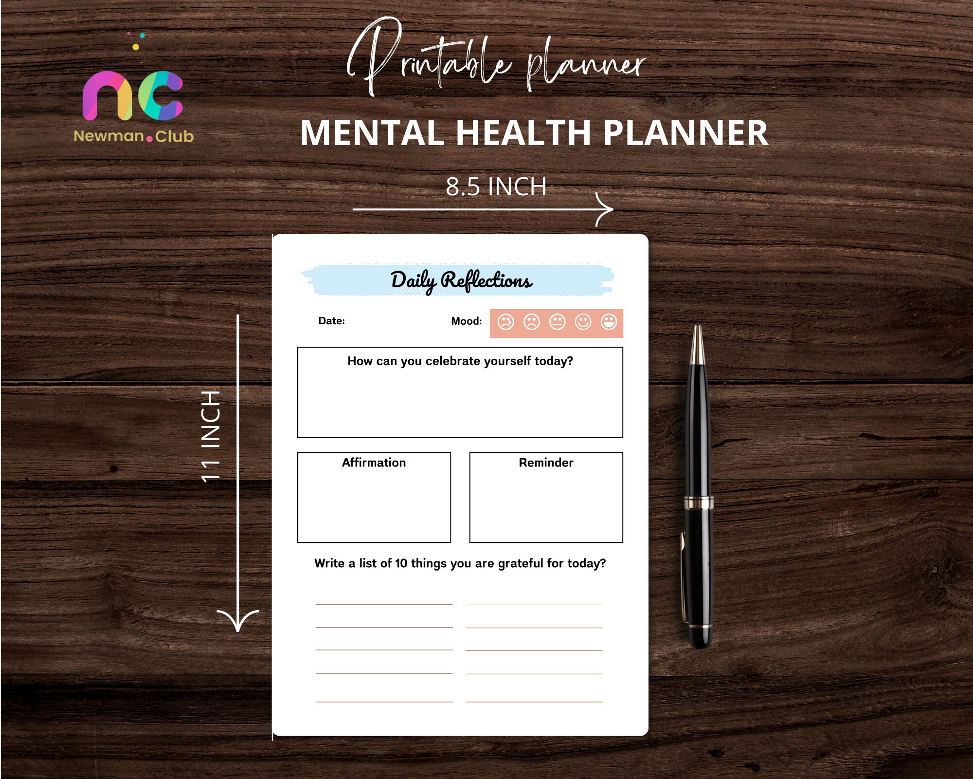 Printable Mental Health Journal Digital Therapy Workbook for Adults ...