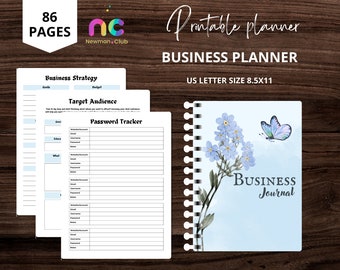 Printable Small Business Planner Bundle, Small Business, Product and ...