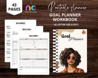 Printable Goal Planner Bundle, Daily, Weekly, Monthly, Quarterly ...