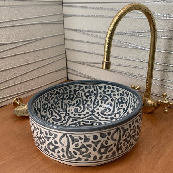 Moroccan Pedestal Sink - Etsy