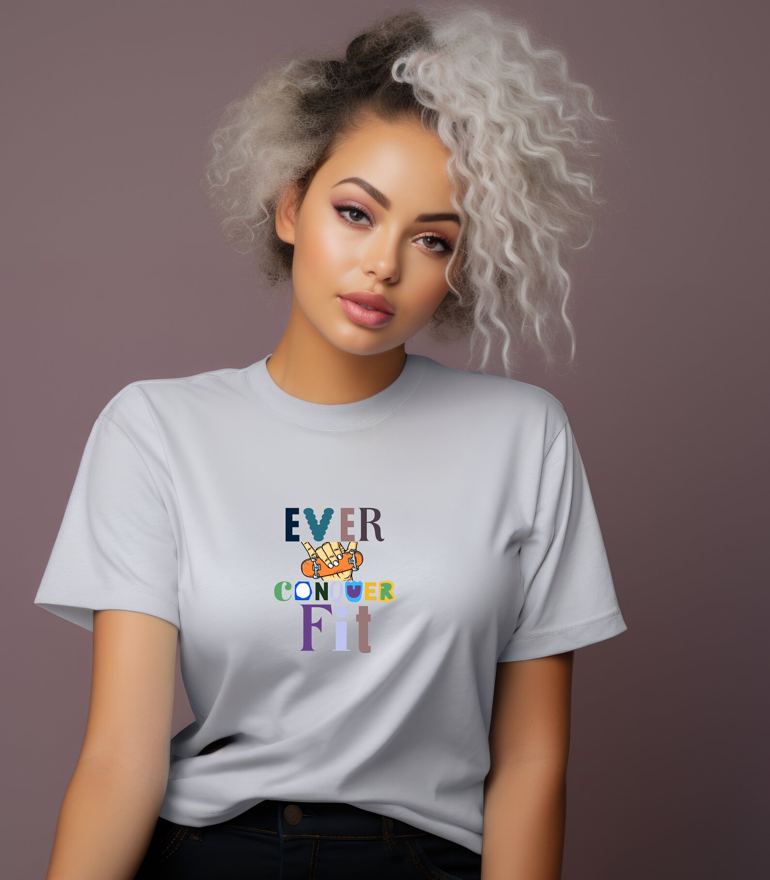 Empower Your Day With Positivity in Our Ever Conquer Energy Tee - Etsy