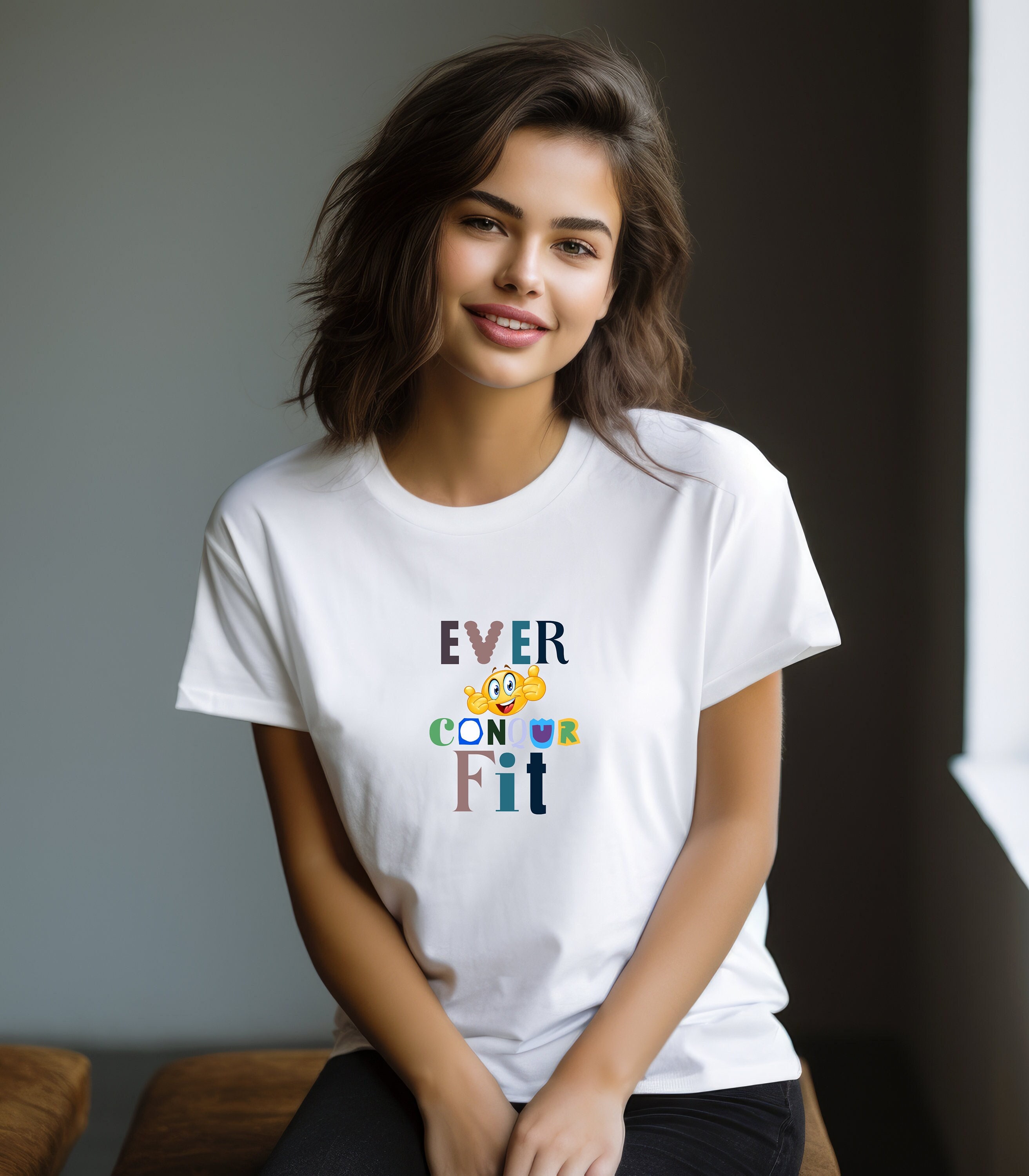 Empower Your Day With Positivity in Our Ever Conquer Energy Tee - Etsy