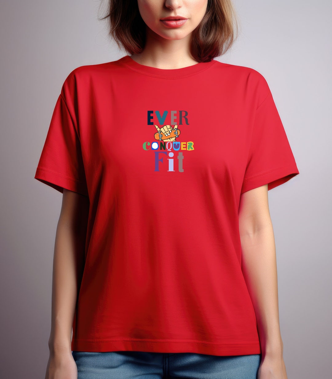 Empower Your Day With Positivity in Our Ever Conquer Energy Tee - Etsy