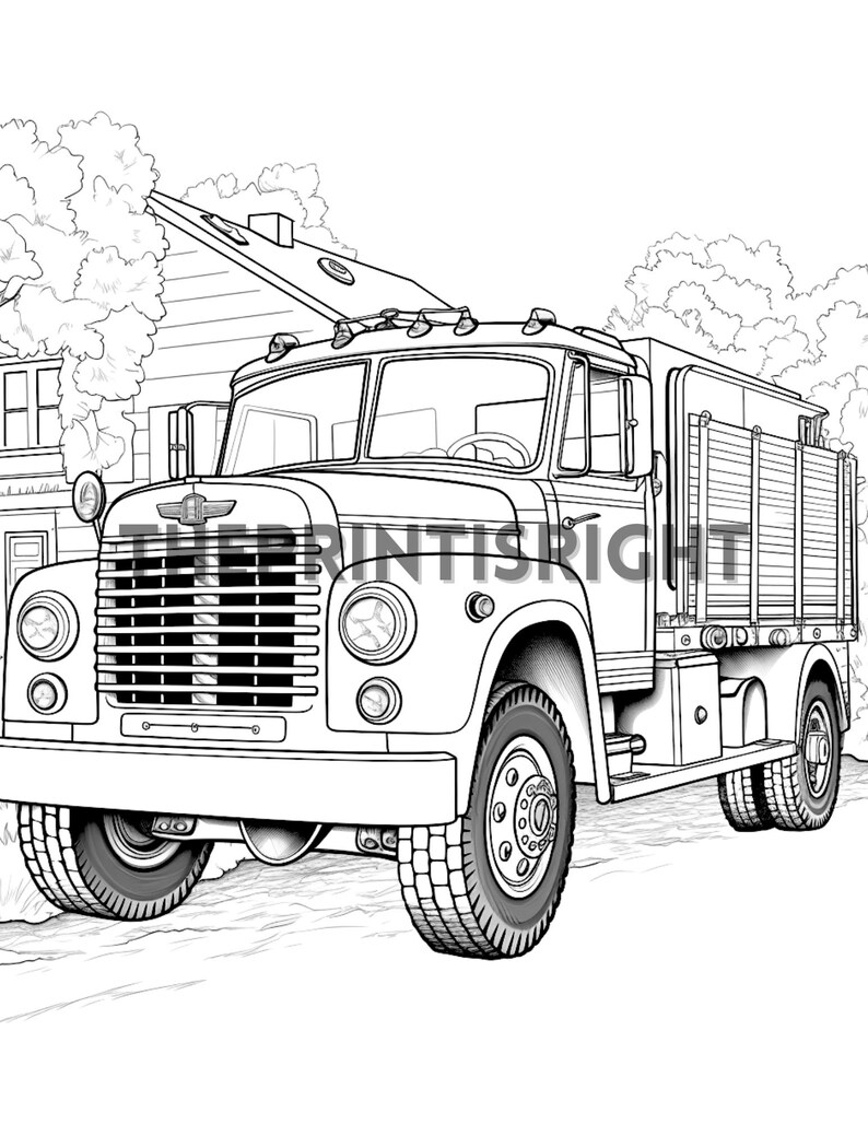 40 Trucks Coloring Pages | Fun Kids Coloring Pages | Stress Relief and ...