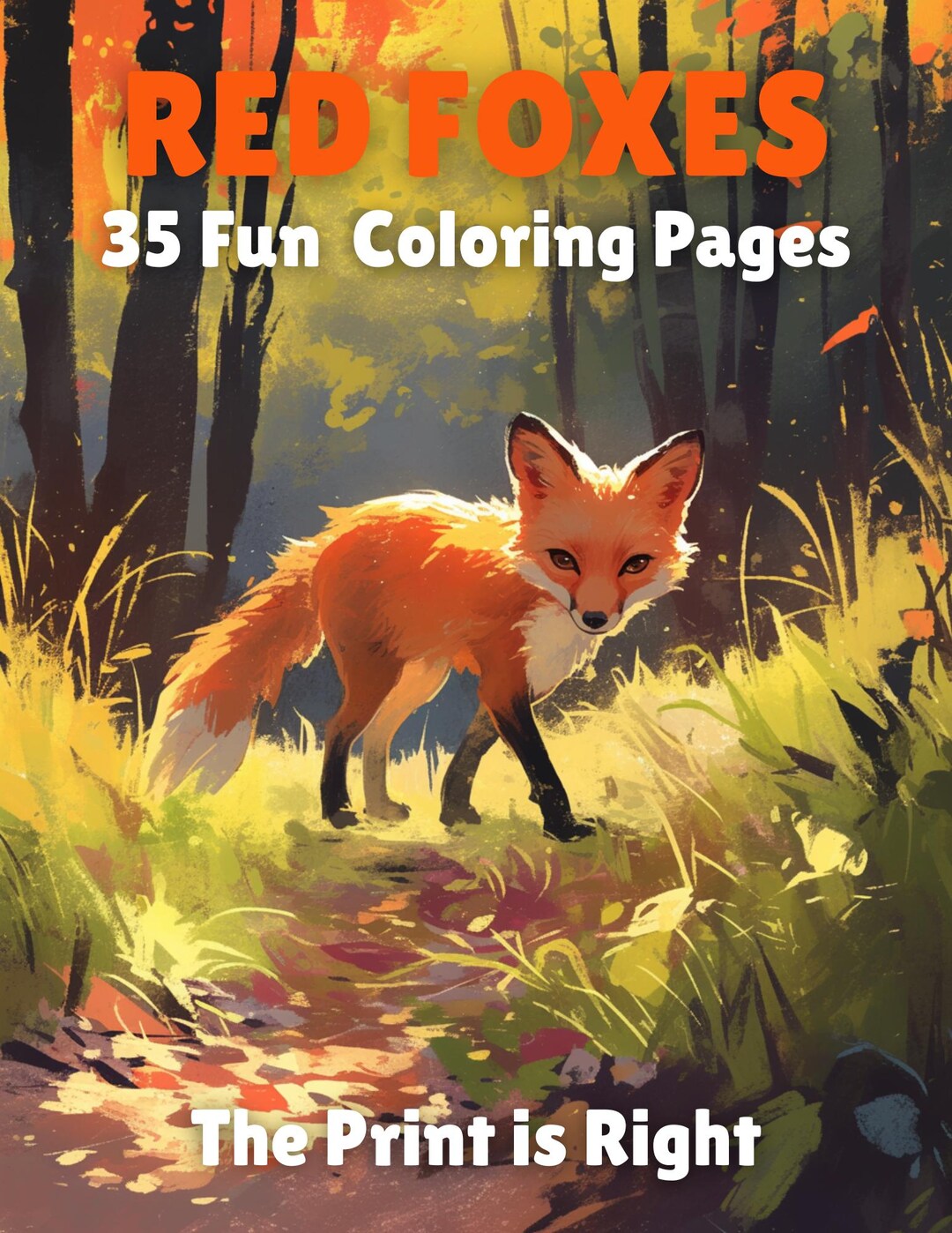 35 Red Foxes Coloring Pages | Kids Coloring Pages | Fun Cute and ...