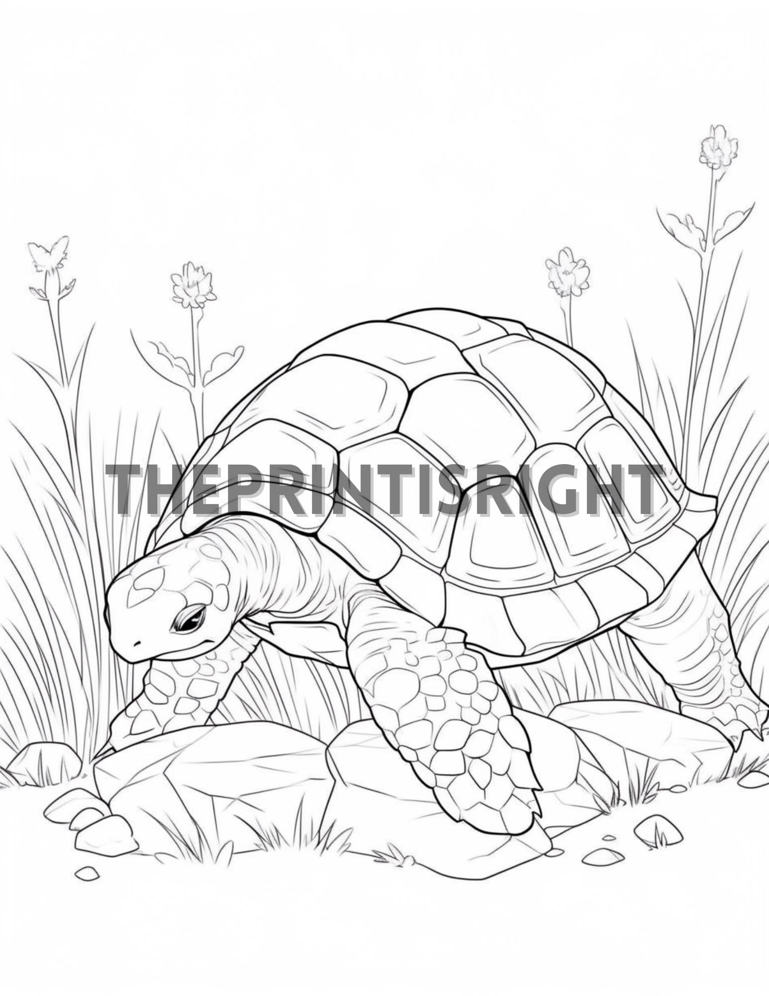 40 Cute Turtles Coloring Pages | Fun Kids Coloring Pages | Stress ...