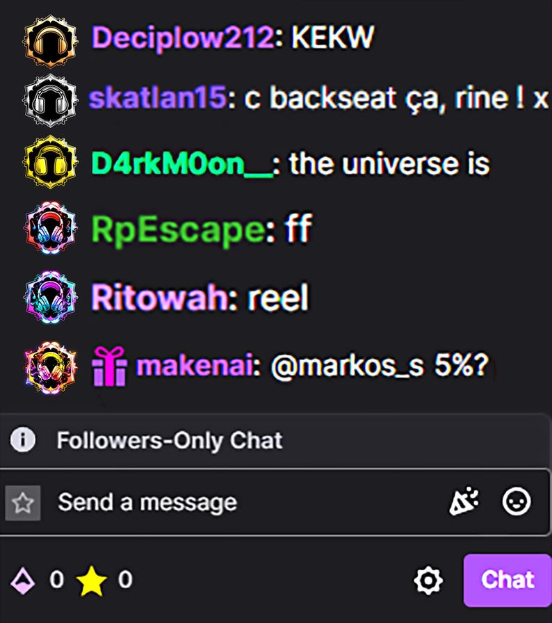 Custom Twitch Headphone Sub Badges: Streamer Subscriber Rewards ...