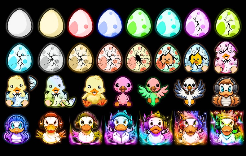 DUCK Sub Badges, Twitch Sub Badges, Twitch Badges, Twitch Sub Badge ...