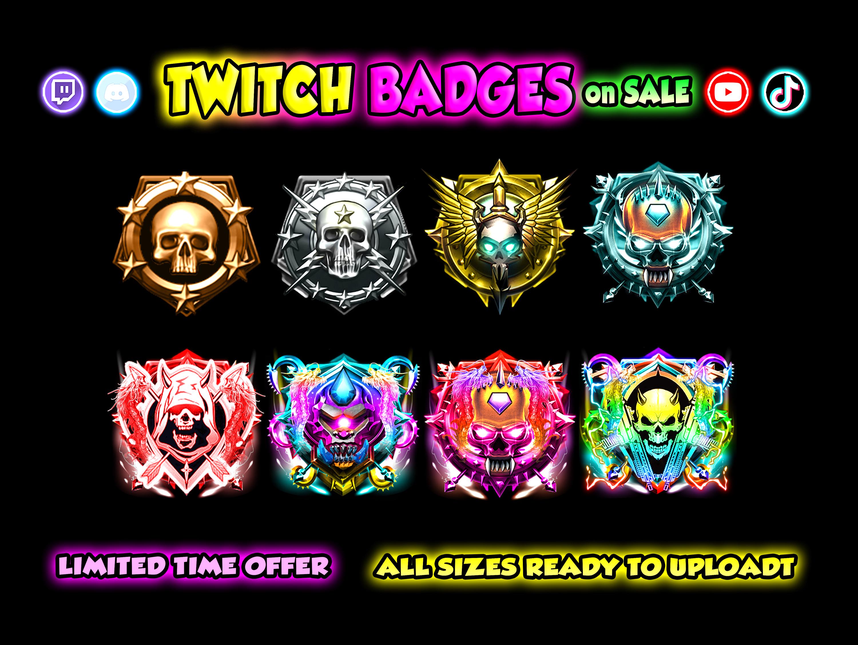 COD Warzone Warfare Twitch Sub Badges, COD Warzone Warfare Twitch ...