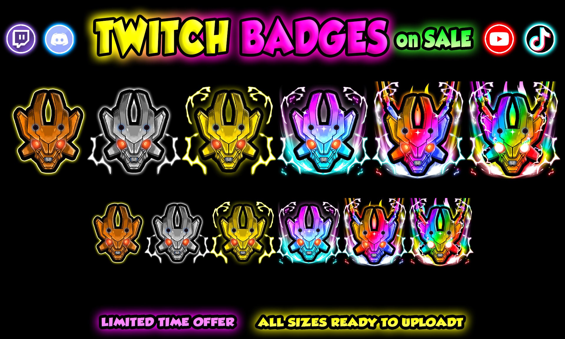 Kha Zix Runes Head Twitch Sub Badges (digital Download) - Etsy