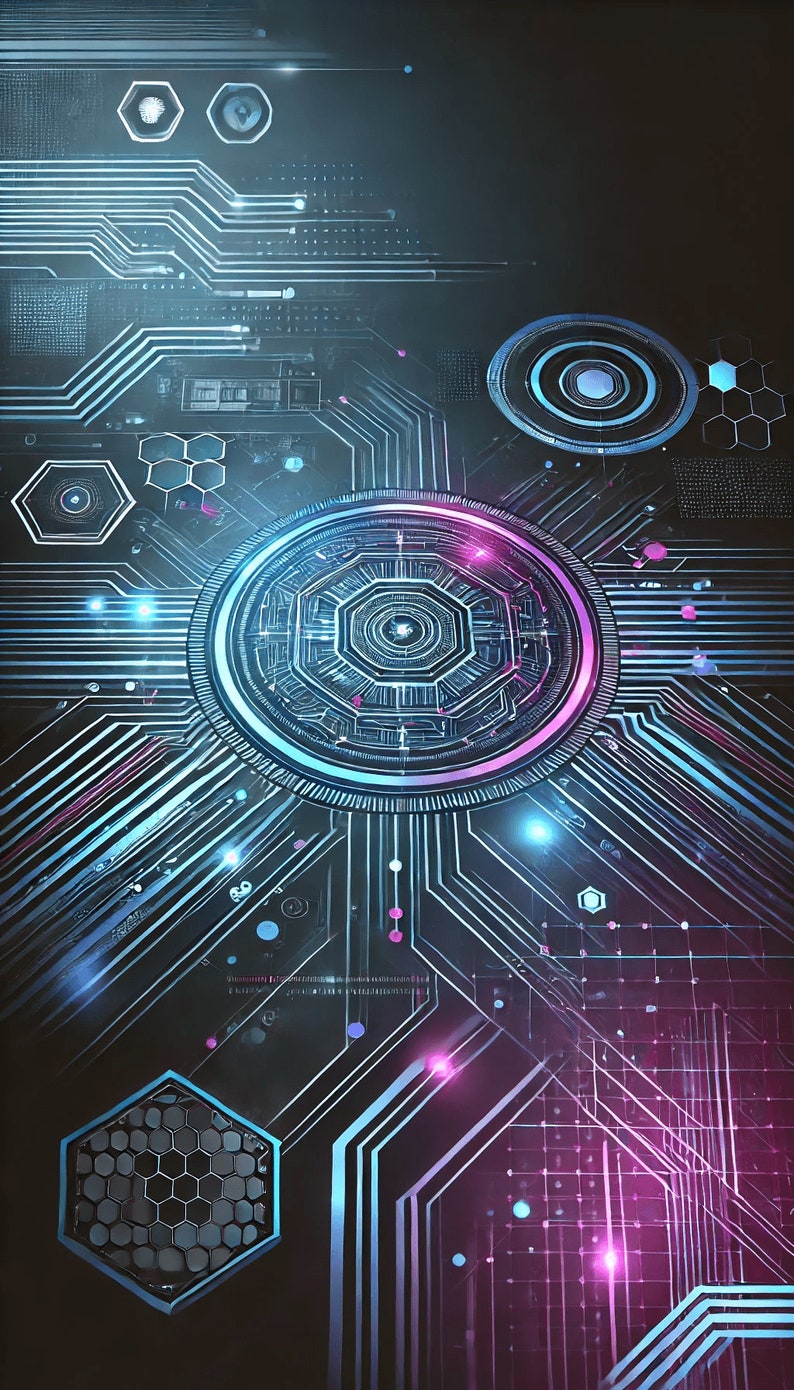Tech Mobile Wallpapers: Futuristic Designs (digital Download) - Etsy
