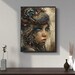 Alien Woman| Long Eyelashes |digital Art | Blue Eyes | Elaborate ...