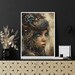 Alien Woman| Long Eyelashes |digital Art | Blue Eyes | Elaborate ...
