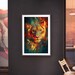 Lion With Cube | Digital Art Print | Digital Download | Home Decoration ...