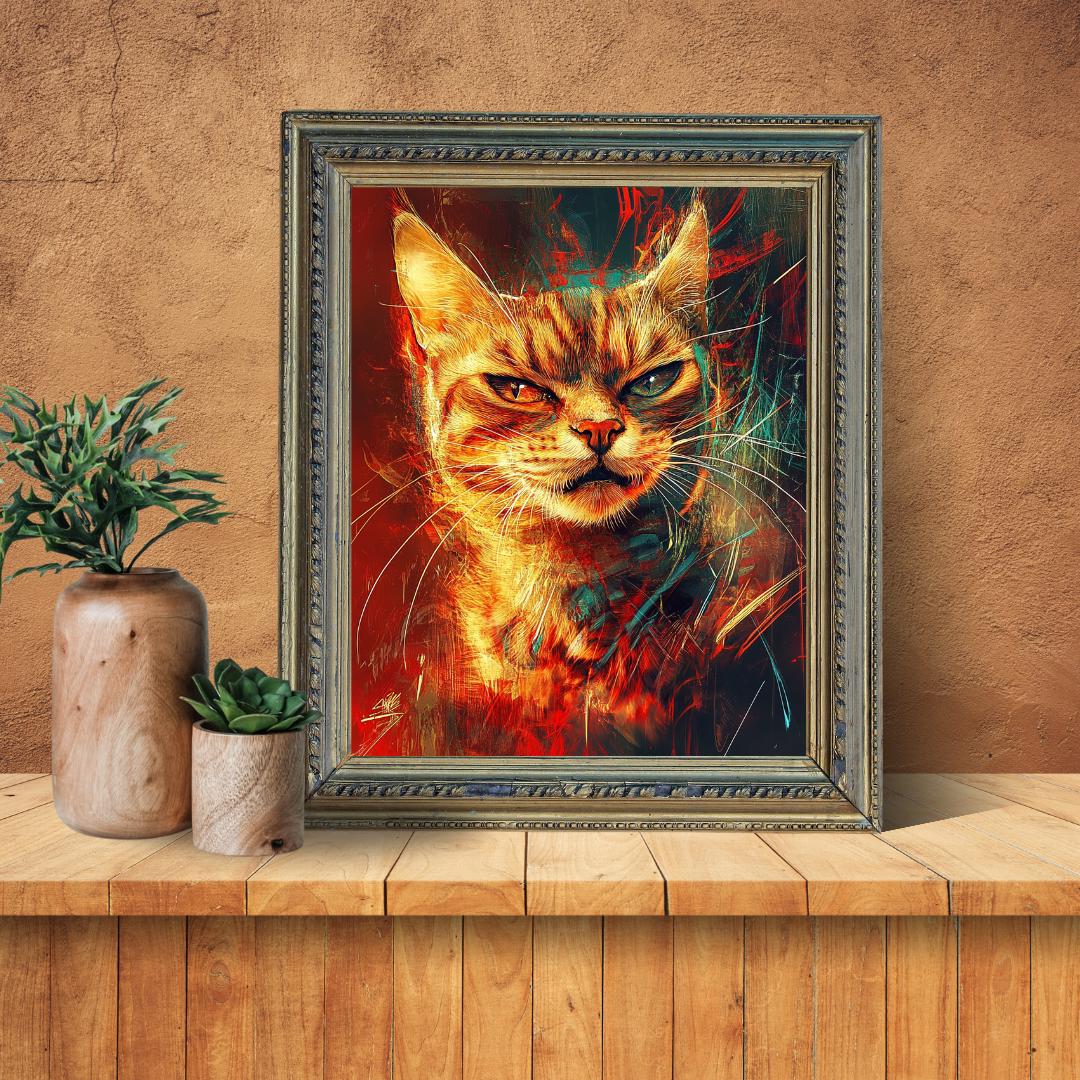 Cat | Abyssinian | Animal | Digital Download | Home Decor | High ...
