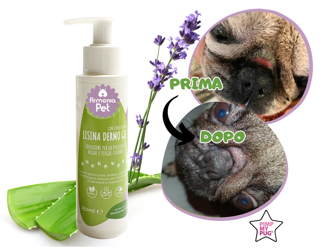 LISINA DERMO GEL Solution for Cleaning Dog Skin Wrinkles and Folds ...