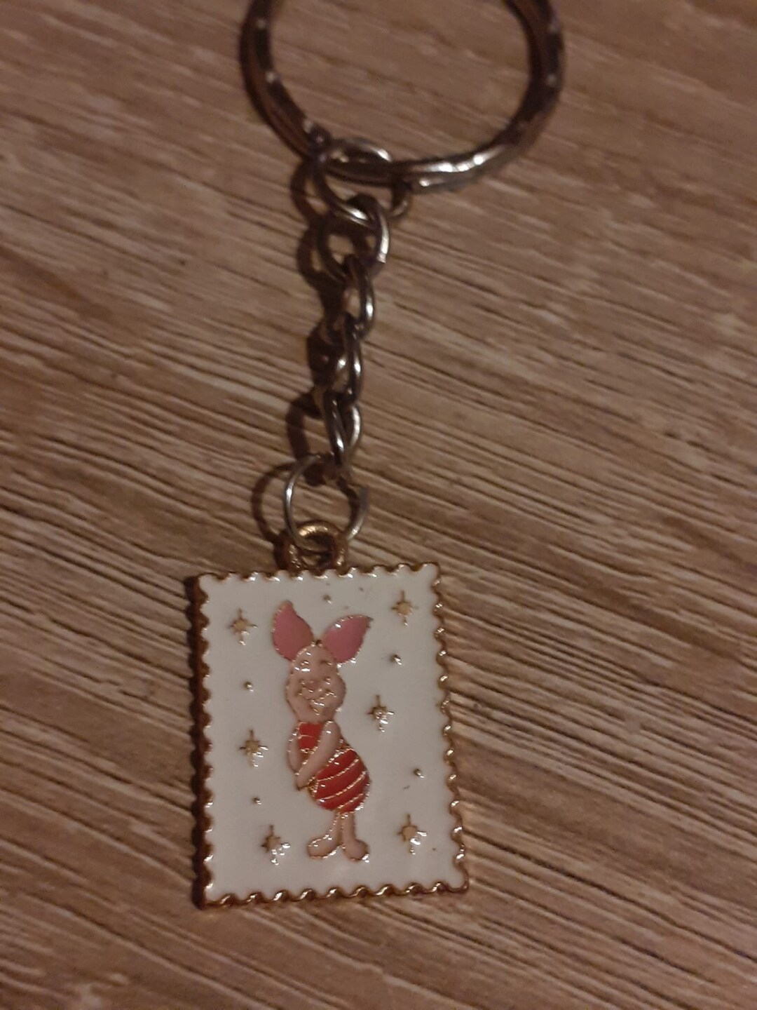 Handmade Winnie Pooh Piglet Tigger Eeyore Silver Tone Keying Key Chain ...