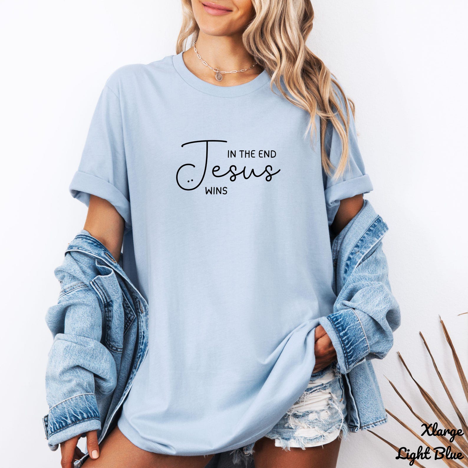 Jesus Wins Shirt, in the End Jesus Wins, Christian Shirt, Religious ...