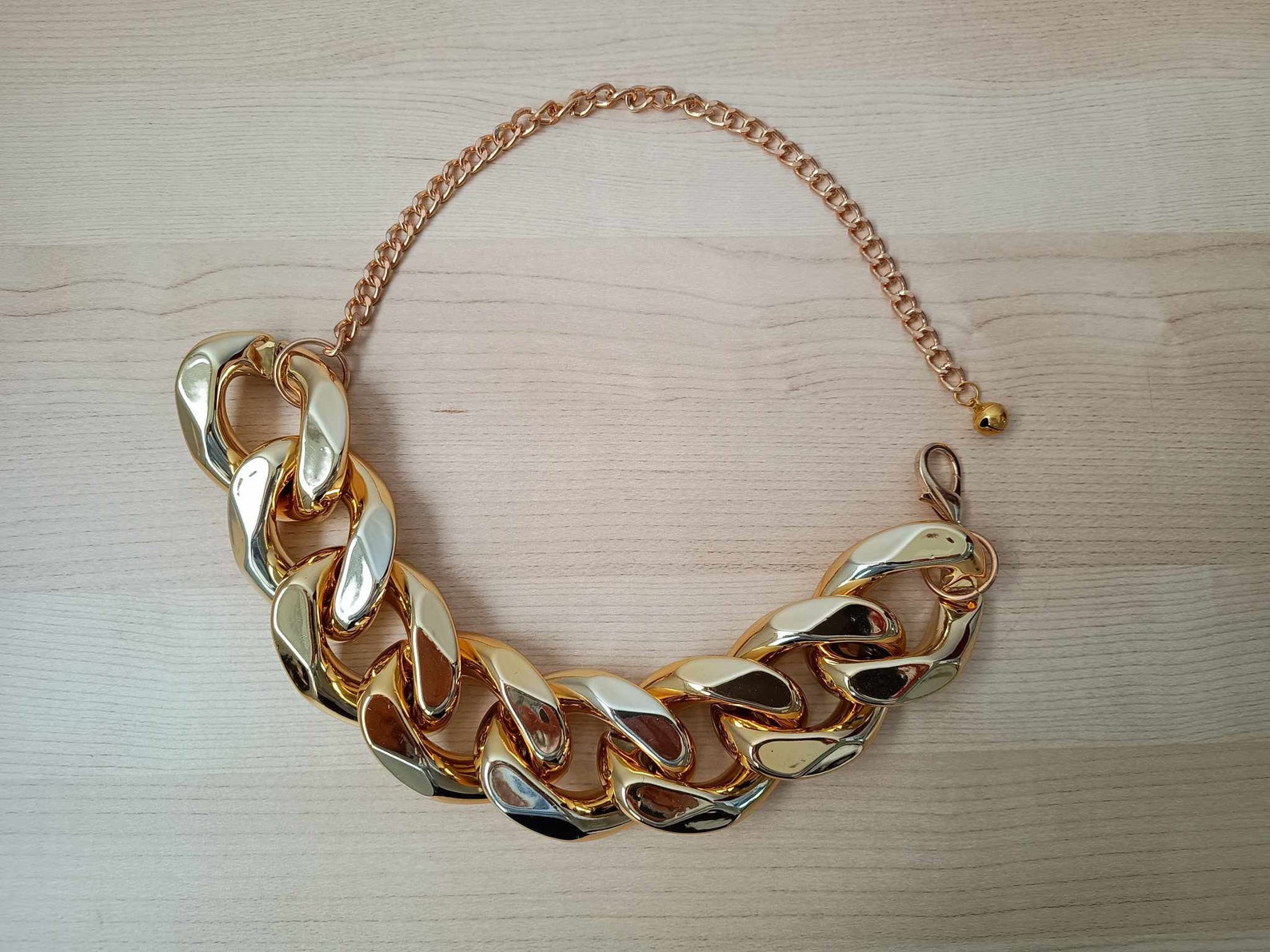 Extra Large Acrylic Chain Choker Necklace, Massive Chain Statement ...