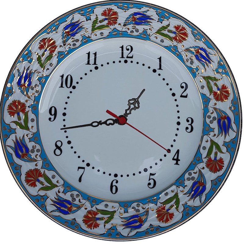 Plate Wall Clock - Etsy