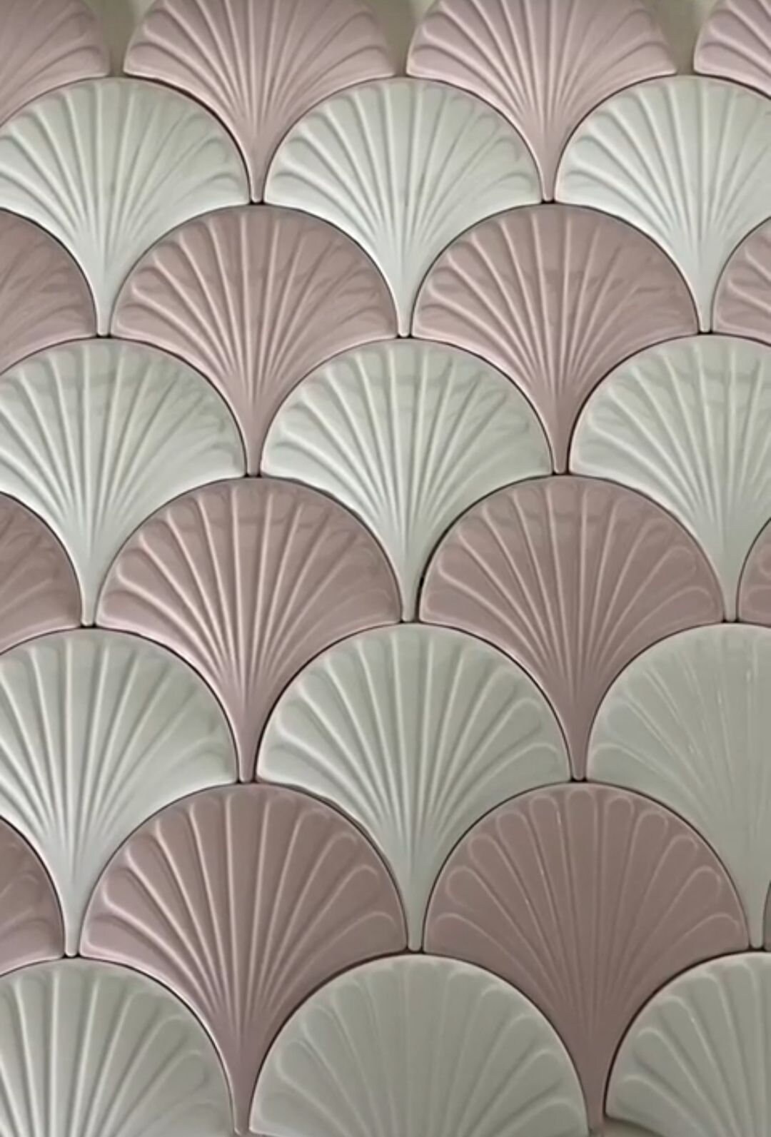 Pink and White Combination Tile Decoration Ceramics, Cafe Restaurant ...