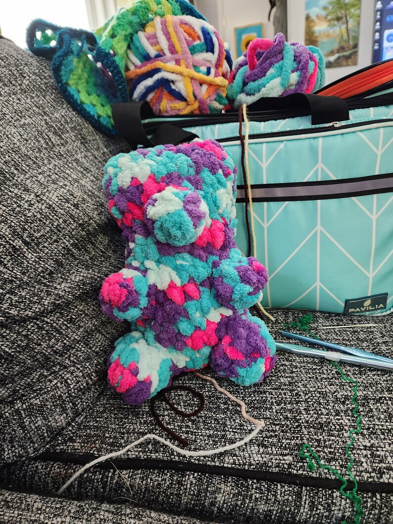 Giant Fuzzy Gummy Bear - Etsy