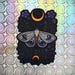 Moth in the Night Sky - a Witchy Vinyl Sticker With Moons, Flowers and ...