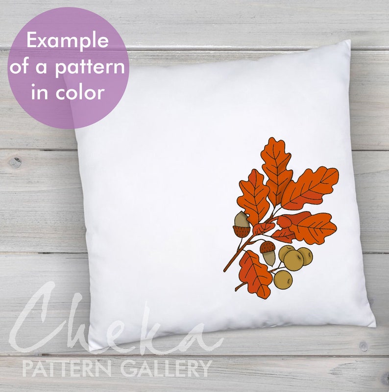 Floral Embroidery Pattern PDF, Digital Embroidery Scheme in PDF Format ...