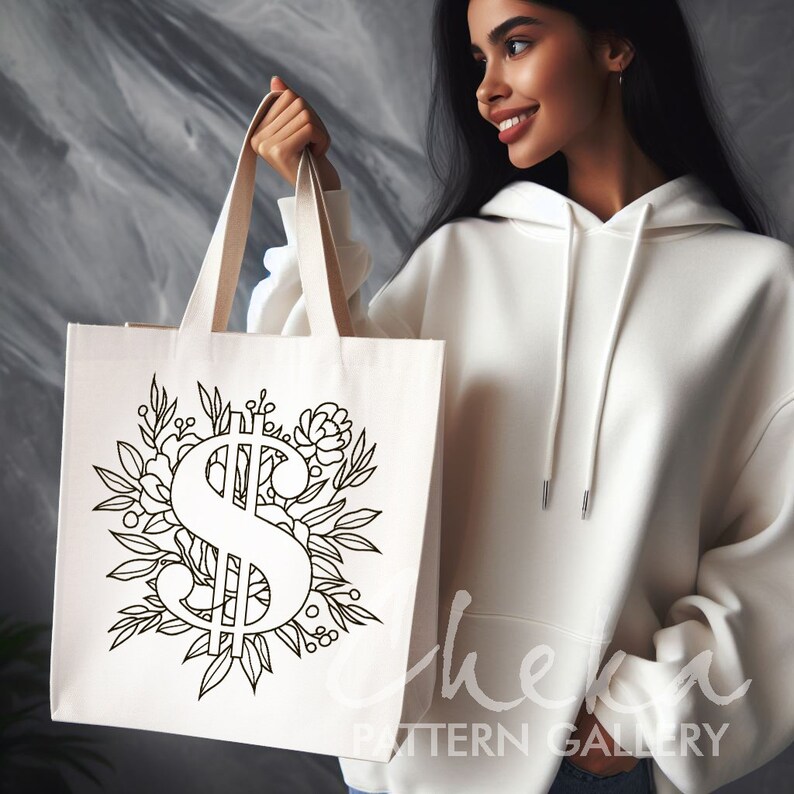 Dollar Symbol, Hand Embroidery Pattern in the Form of a Dollar,letter ...