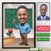 Personalized Caricature of a Male Physics Teacher, Custom Physics ...