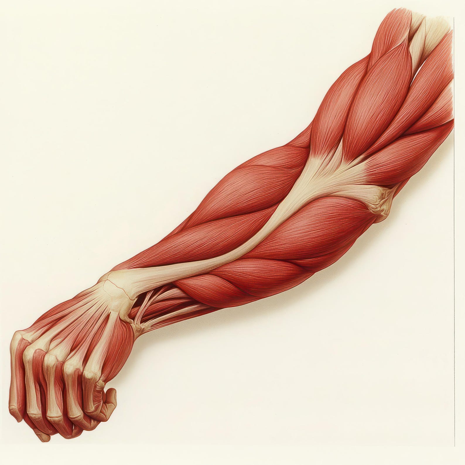 Anatomical Images of the Muscular System in the Human Body, Digital ...