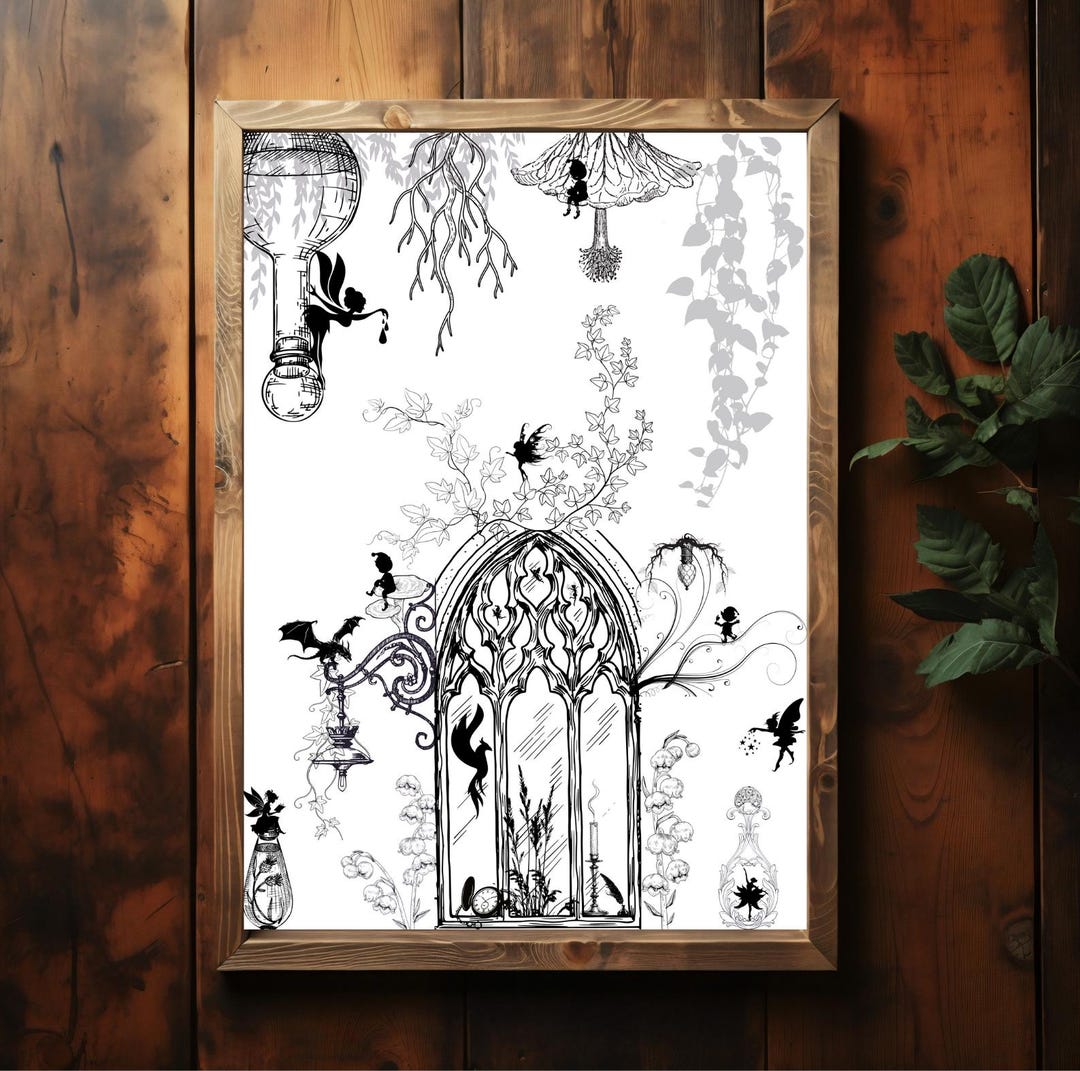 True Magic Kingdom,gothic Arch Window,fairy Window,magical Potions ...