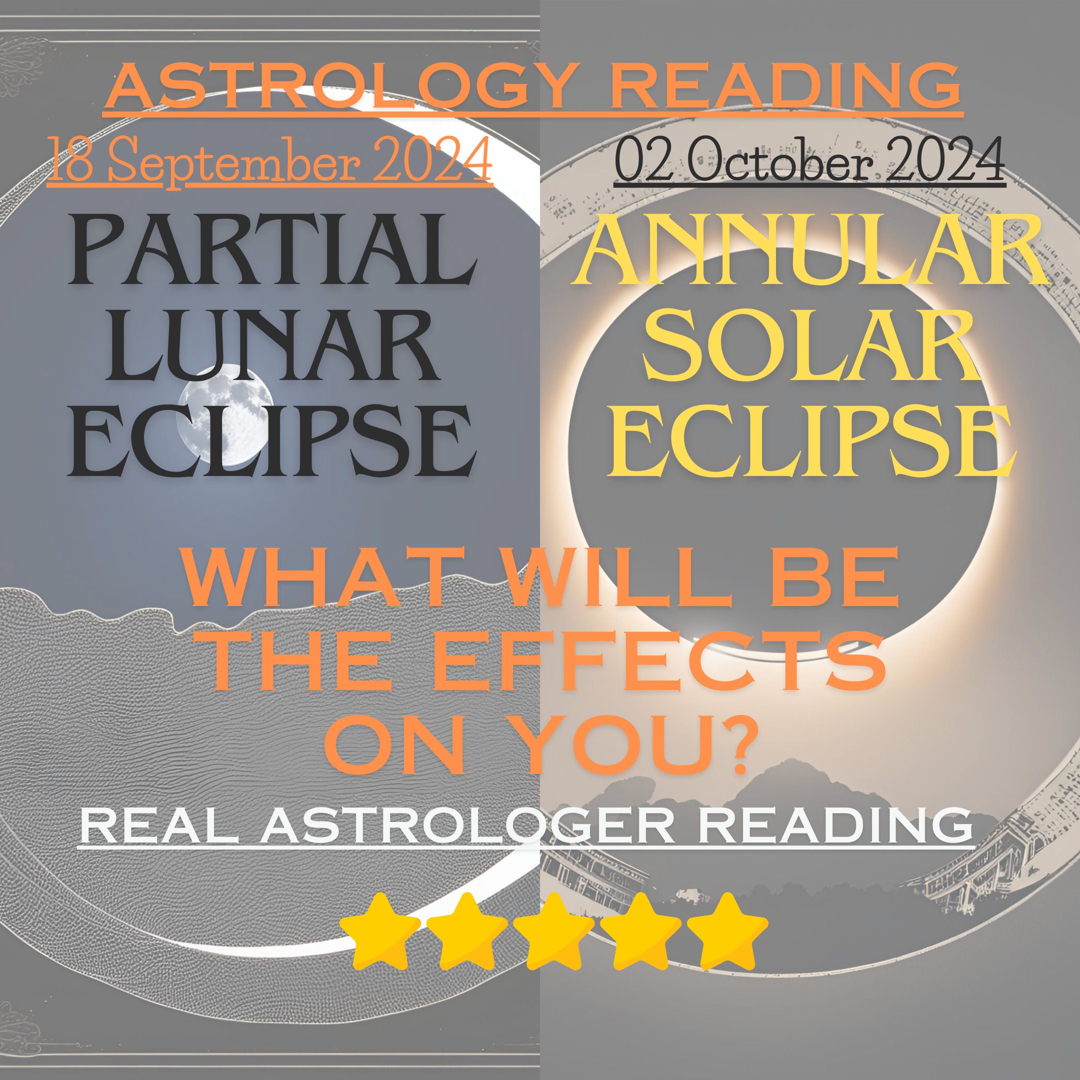 Eclipses Chart 2024, Chart Reading, Astrology Reading, Partial Lunar ...