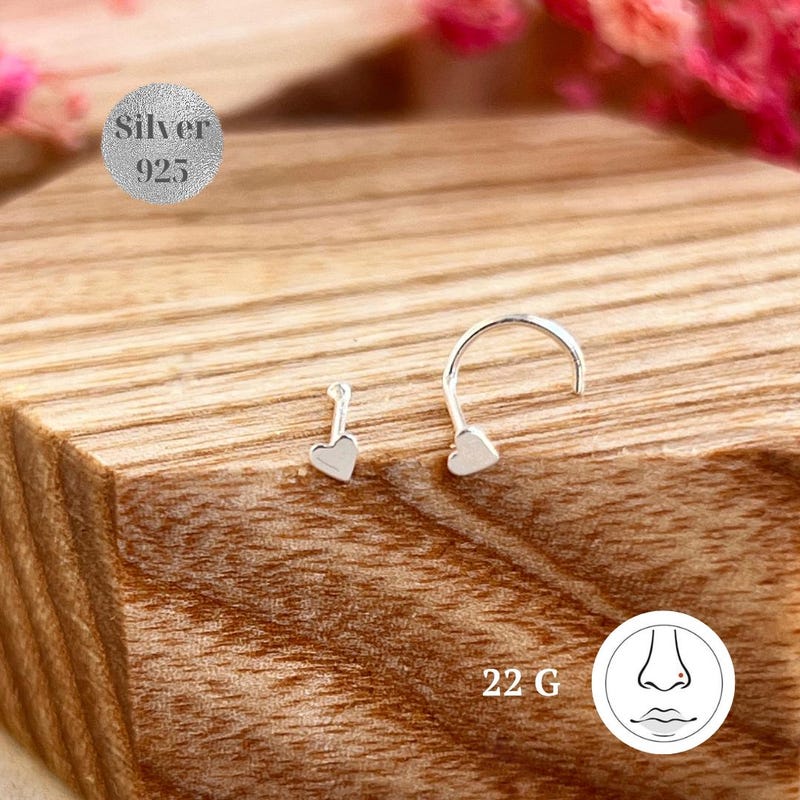 Heart Nose Chain - Etsy