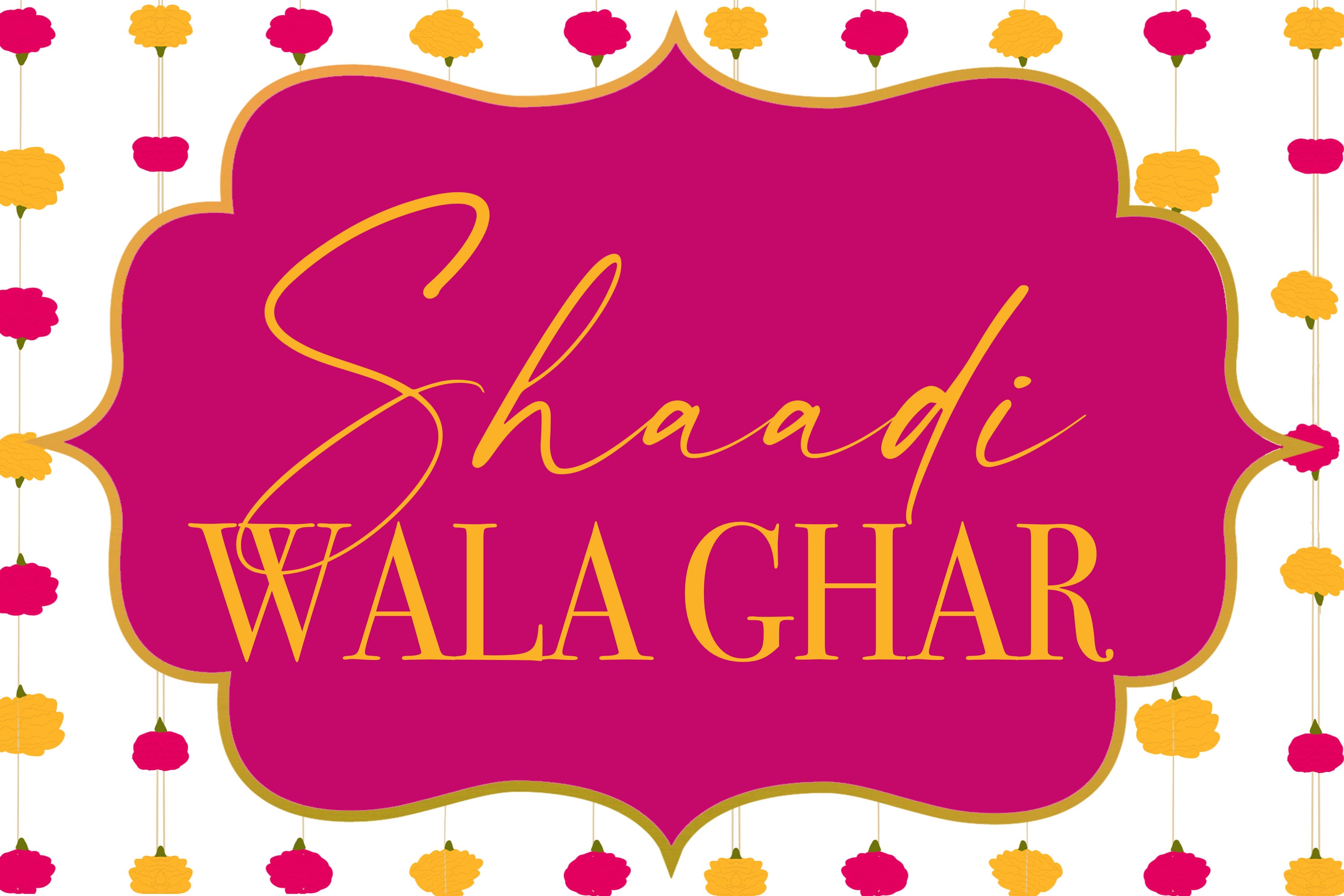 Shaadi Wala Ghar - Digital Sign - Etsy