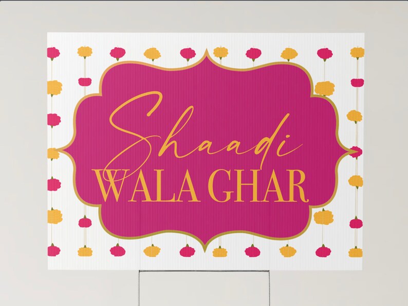 Shaadi Wala Ghar - Digital Sign - Etsy