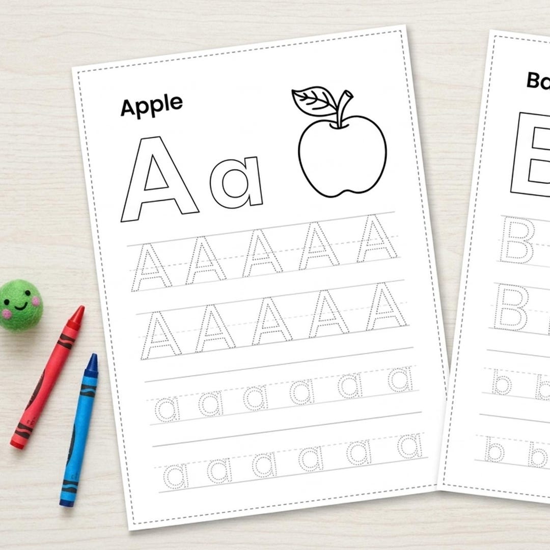 Printable Alphabet Tracing Worksheets A–Z | Reusable Dotted Letters ...