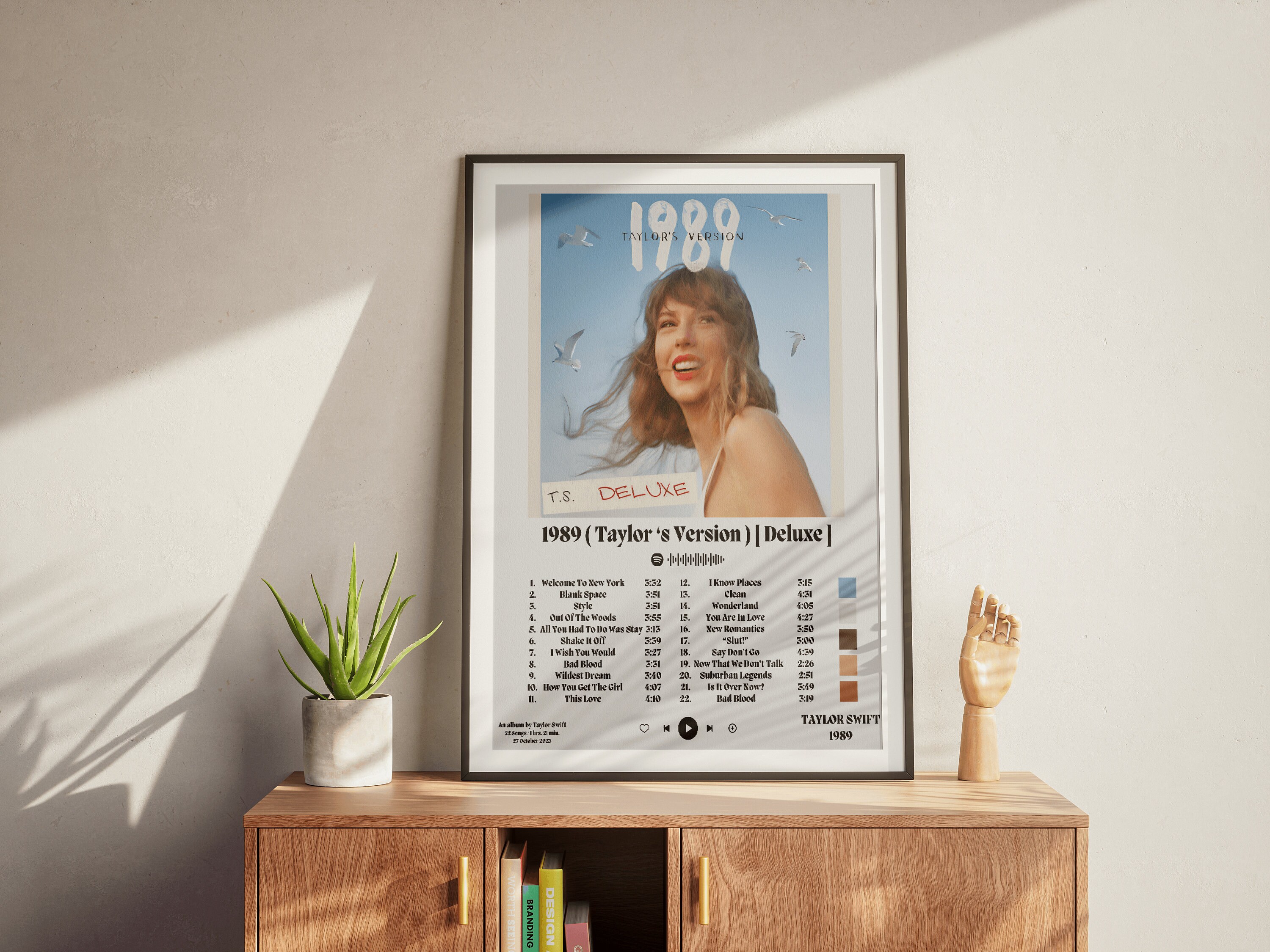 Taylor Swift 1989 Album Poster Print, Music Album Cover Print, Pop ...