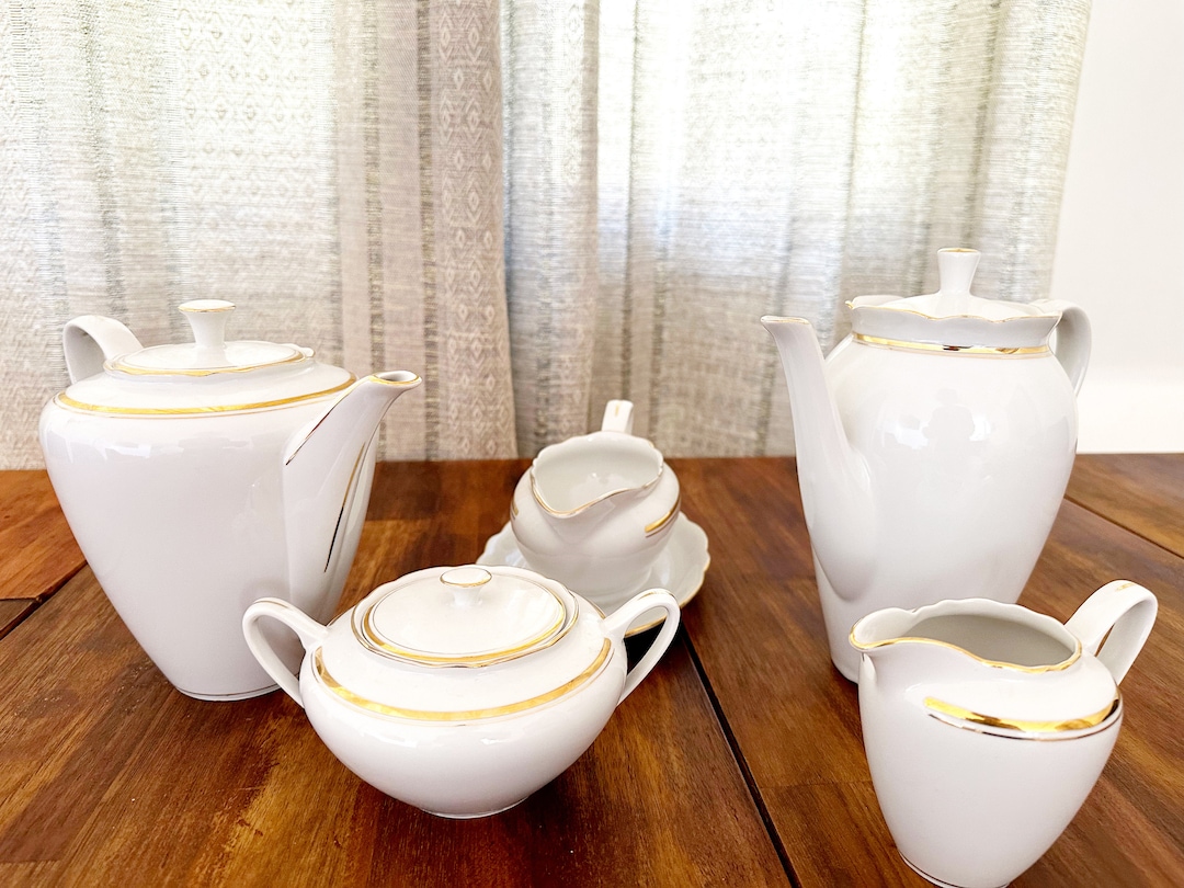 Vintage Boho Fine China Coffee Tea Set - Etsy