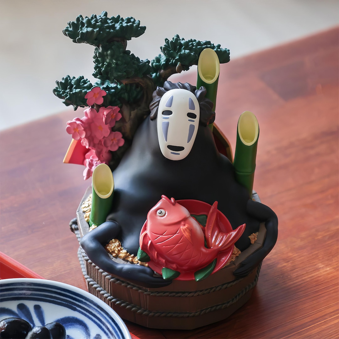 Official Studio Ghibli Spirited Away No Face Lucky Resin Figurine - Etsy