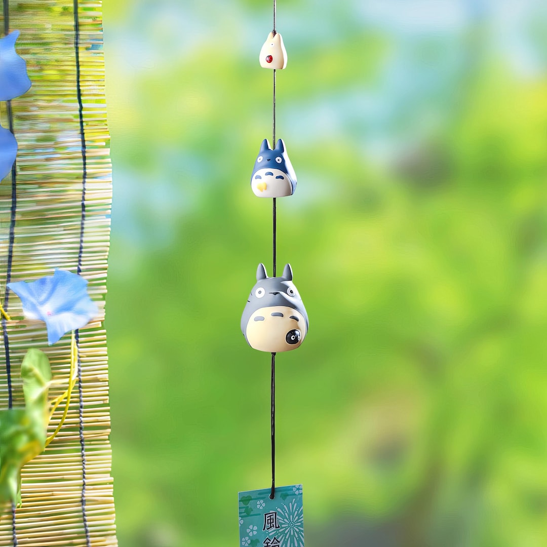 Studio Ghibli My Neighbor Totoro Ceramic Wind Chime Authentic Furin - Etsy